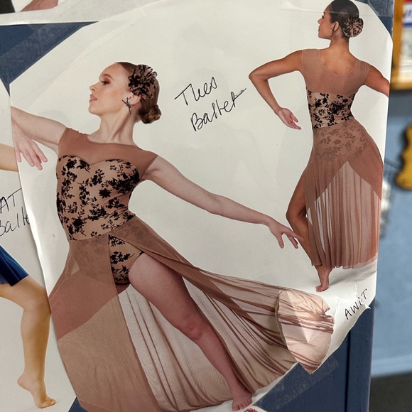 A Wish Come True | Dresses | Elegant Tan Ballet Performance Dress ...
